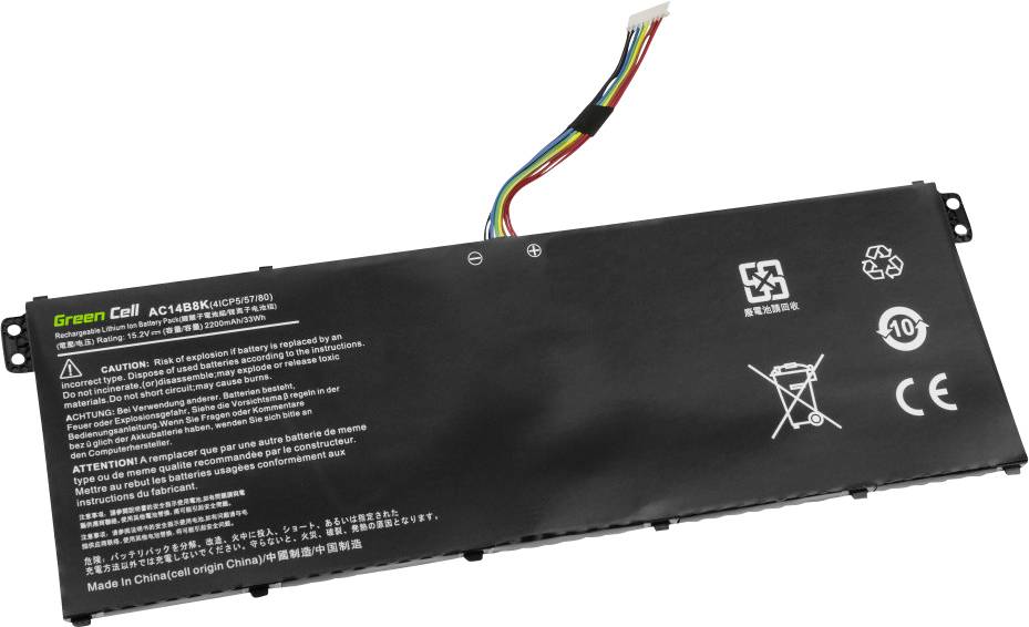 Green Cell AC14B3K akumulator za laptop Li-Ion 15,2 V 2100 mAh