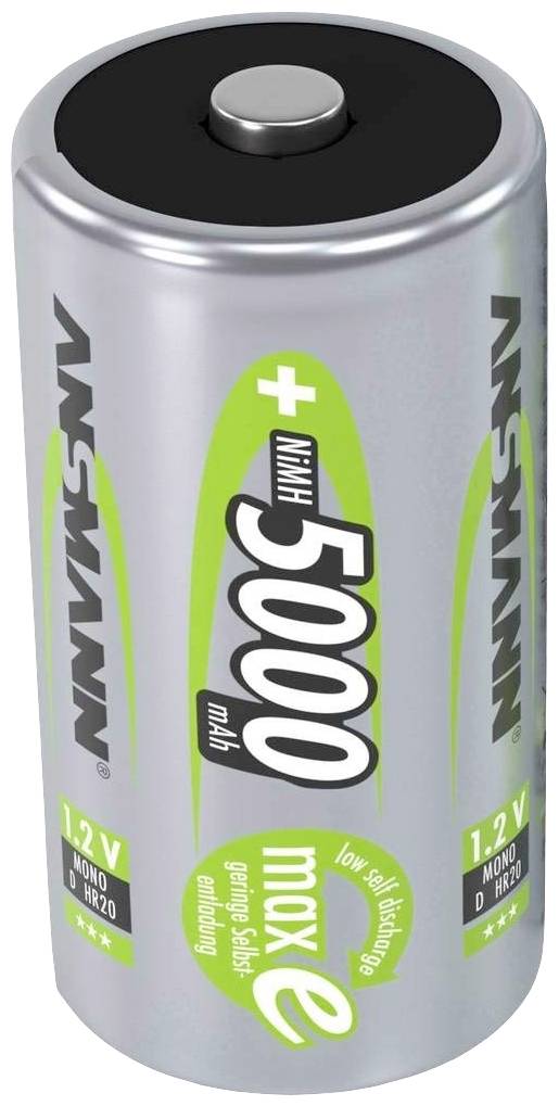 Ansmann maxE HR20 punjiva D baterija NiMH 1,2 V 5000 mAh D (Mono) (⌀ x V) 33 mm x 61 mm