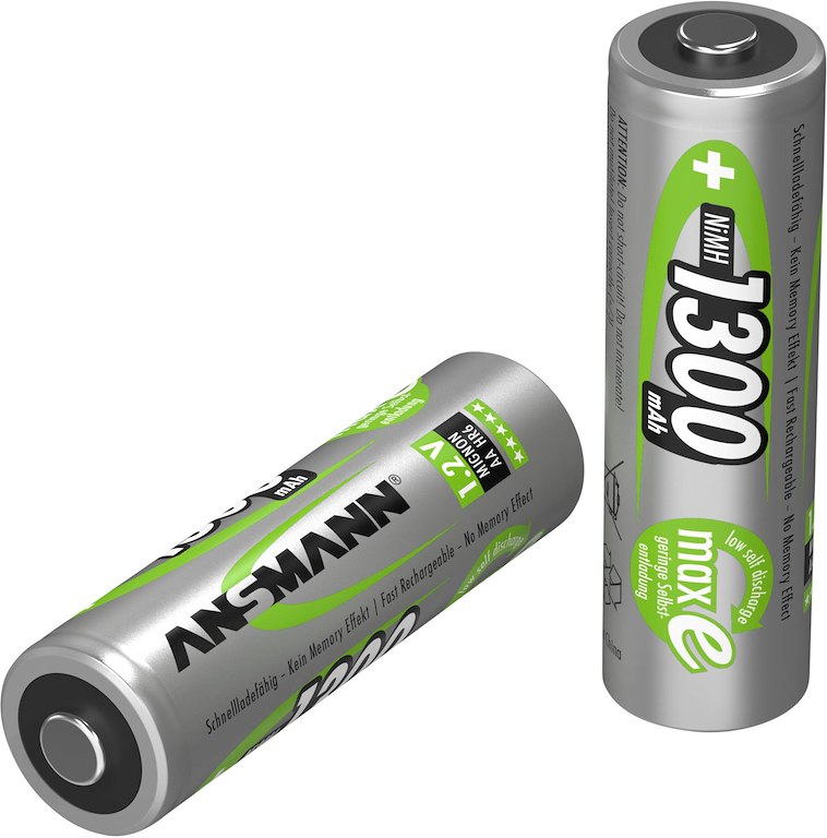 Ansmann maxE HR06 punjiva AA baterija NiMH 1,2 V 1300 mAh AA (Mignon) (⌀ x V) 14,3 mm x 50,5 mm