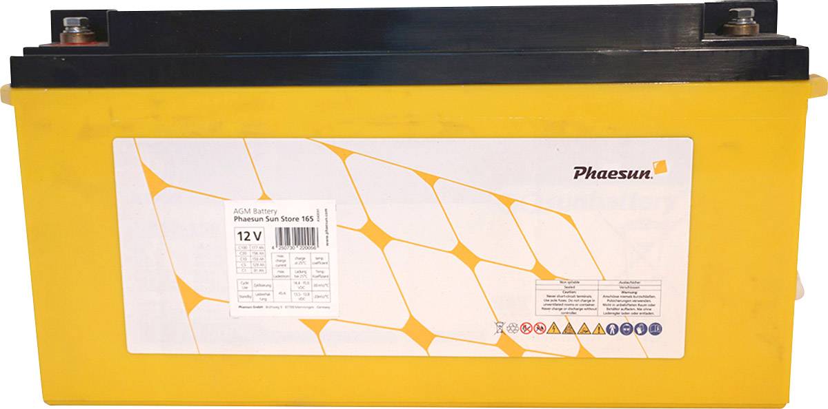 V Sun-Store 175 solarni akumulator olovni AGM 12 V 177 Ah