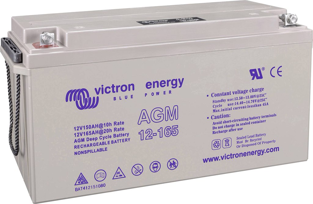 Victron Energy Blue Power solarni akumulator olovni AGM 12 V 165 Ah