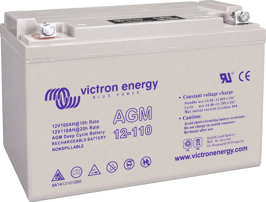 Victron Energy Blue Power solarni akumulator olovni gel 12 V 110 Ah