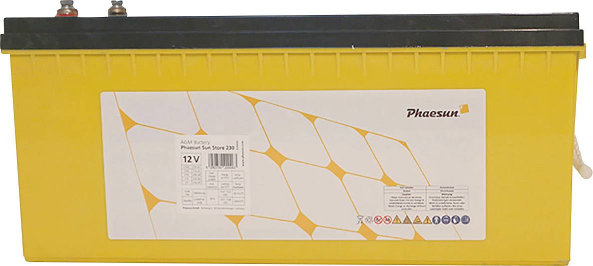 V Sun-Store 250 solarni akumulator olovni AGM 12 V 254 Ah