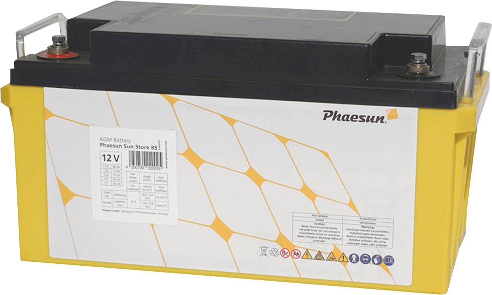 V Sun-Store 90 solarni akumulator olovni AGM 12 V 88 Ah