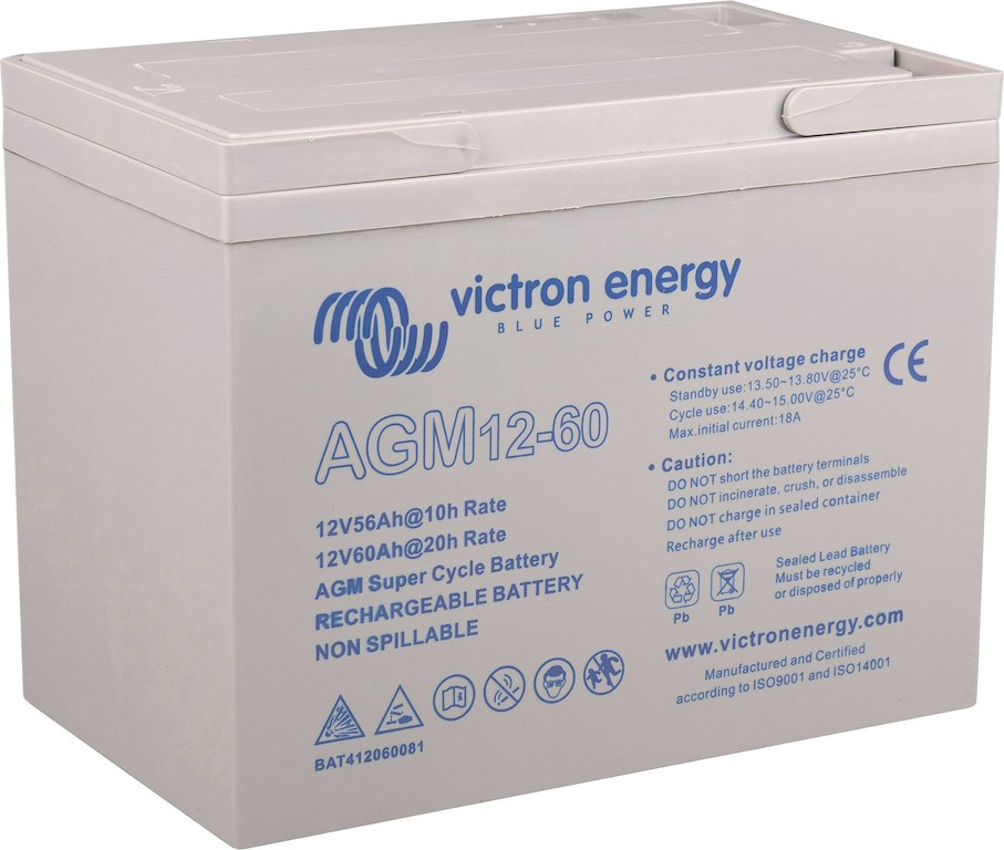 Victron Energy Blue Power solarni akumulator olovni gel 12 V 60 Ah