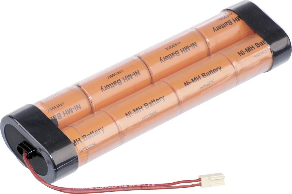 Panasonic Inline L2x4 Futaba akumulatorski paket NiMH 9,6 V 3000 mAh Sub-C