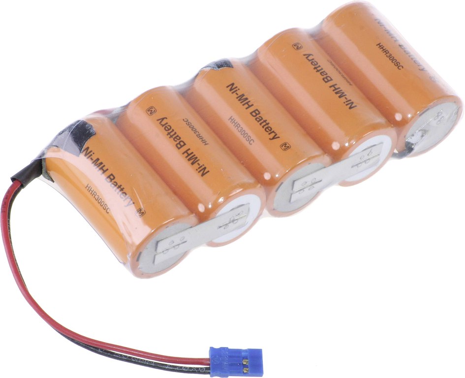 Panasonic Reihe F1x5 Graupner akumulatorski paket NiMH 6 V 3000 mAh Sub-C