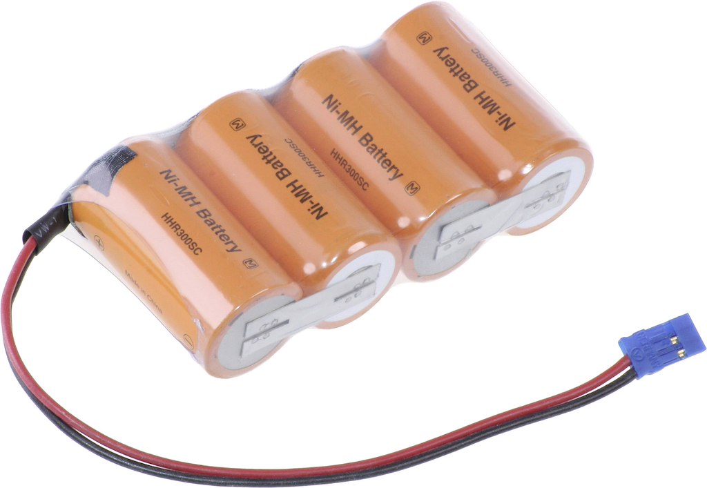 Panasonic Reihe F1x4 Graupner akumulatorski paket NiMH 4,8 V 3000 mAh Sub-C