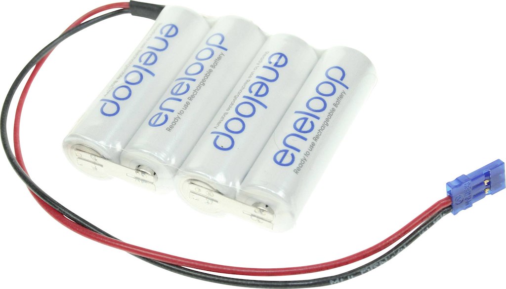 Panasonic eneloop 124006 Reihe F1x4 Graupner akumulatorski paket NiMH 4,8 V 1900 mAh AA