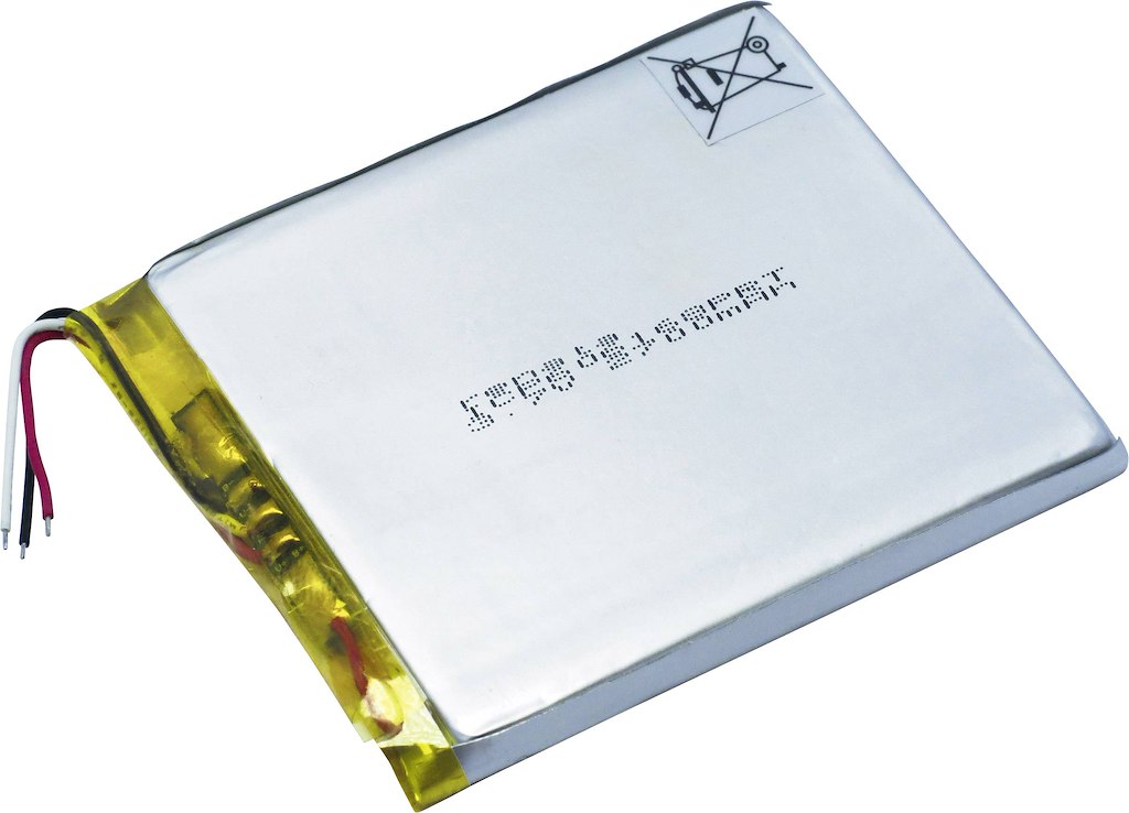 Renata ICP606168PRT punjiva baterija specijalne veličine LiPo 3,7 V 2800 mAh prizmatična