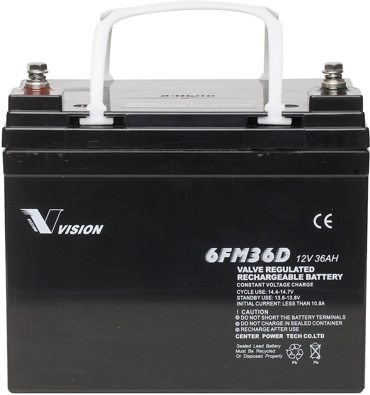 Vision FM-Serie solarni akumulator olovni AGM 12 V 36 Ah