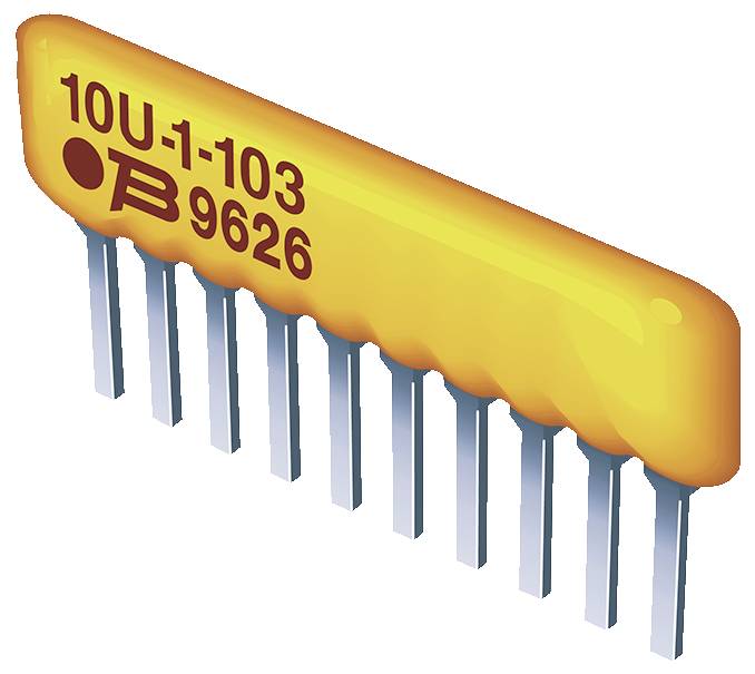 Bourns 4610X-101-681LF otpornička mreža 680 Ω