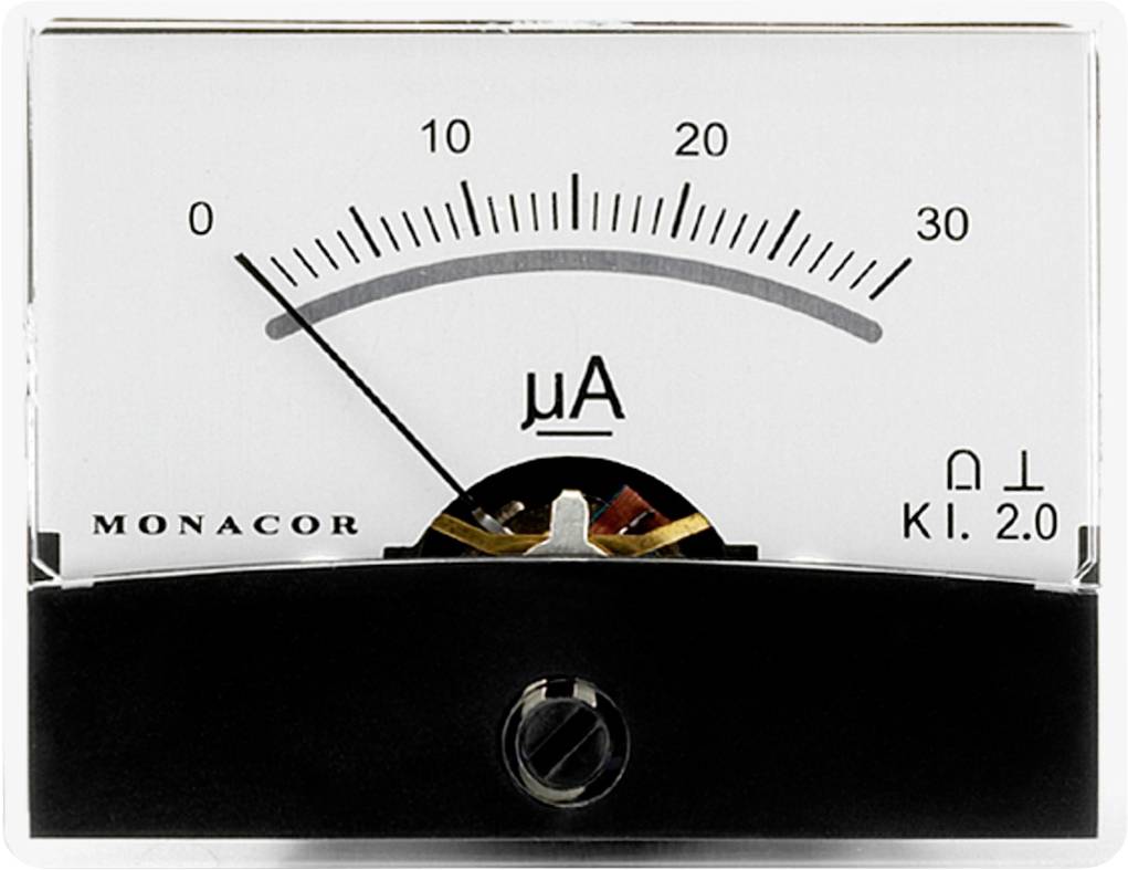 Monacor PM-2/30UA analogni ugradni merni instrument 0,03 mA