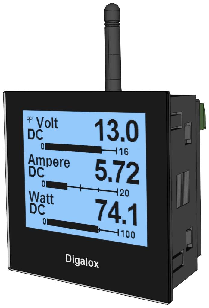 TDE Instruments DPM72-MPN+-XBEE merni instrument 500 V, 1000 Hz 12 V DC/AC, 24 V DC/AC
