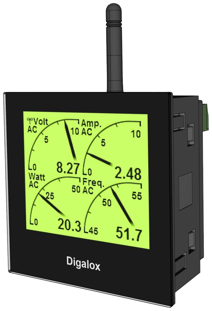 TDE Instruments DPM72-MP+-XBEE merni instrument 500 V, 10 A, 1000 Hz 12 V DC/AC, 24 V DC/AC