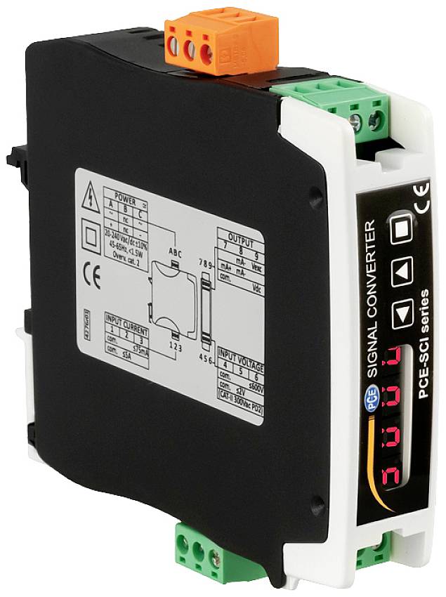 DIN PCE-SCI-E digitalni ugradni merni instrument 600 V