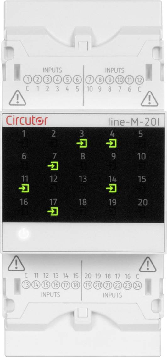 Circutor Line-M-20I modul za proširenje impulz LCD