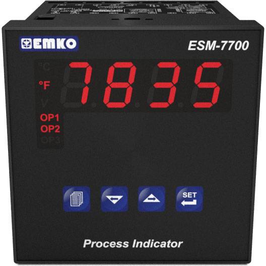 Emko ESM-7700.1.20.2.1/00.00/0.0.0.0 procesni displej temperatura, napon DC, struja, struja DC