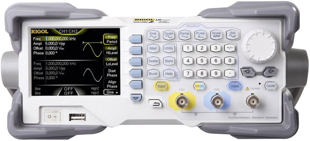 Rigol DG1062Z funkcijski generator 1 µHz – 60 MHz prema internim radnim etalonima proizvođača