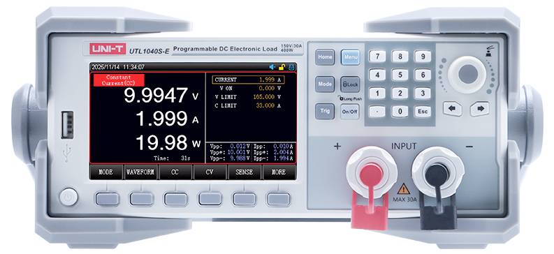 UNI-T UTL1020S elektronsko opterećenje 0–150 V enosmerne napona