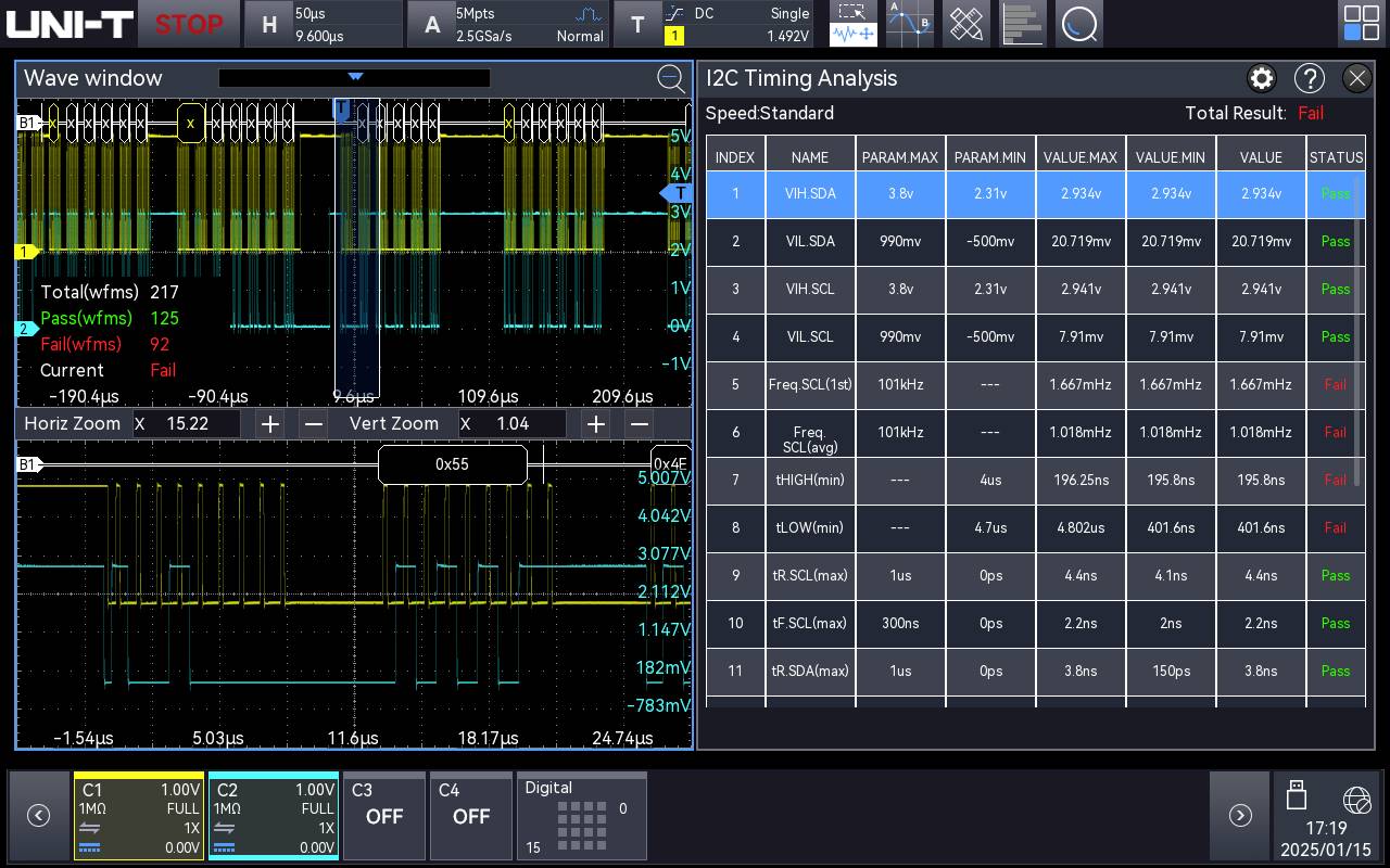 UNI-T MSO5000HD-TIMING softverska opcija