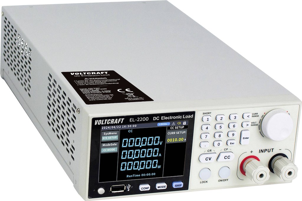 VOLTCRAFT EL-2200 elektronsko opterećenje 0–600 V
