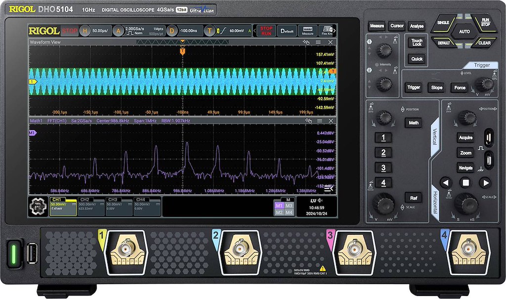 Rigol DHO5104 digitalni osciloskop