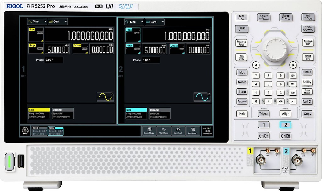 Rigol DG5252 Pro funkcijski generator