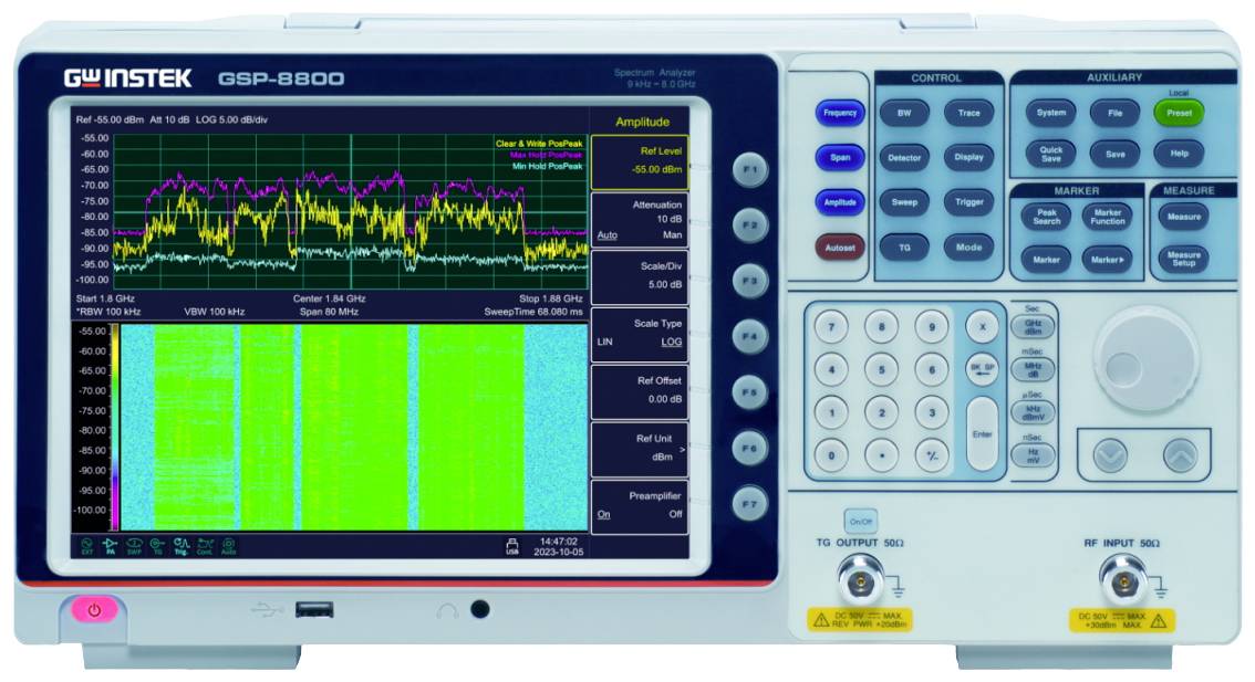 GW Instek GSP-8800TG analizator spektra