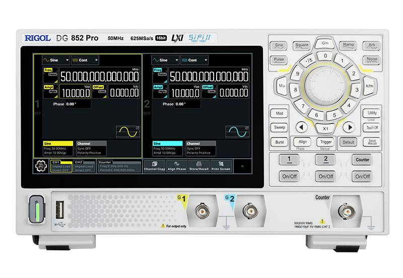 Rigol DG821 Pro funkcijski generator 1 µHz – 25 MHz