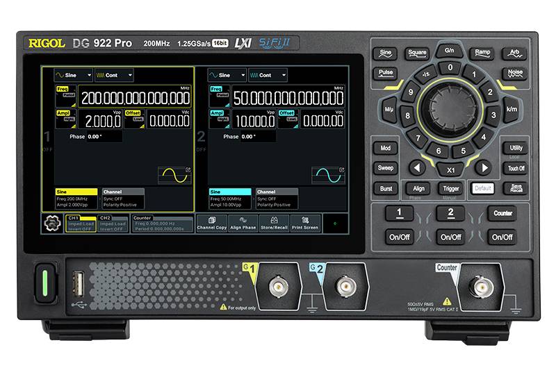 Rigol DG902 Pro funkcijski generator 1 µHz – 70 MHz