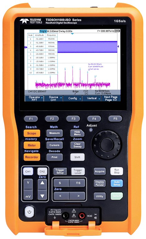 Teledyne LeCroy T3DSOH1202-ISO ručni osciloskop 200 MHz 1 GSa/s 12 Mpts