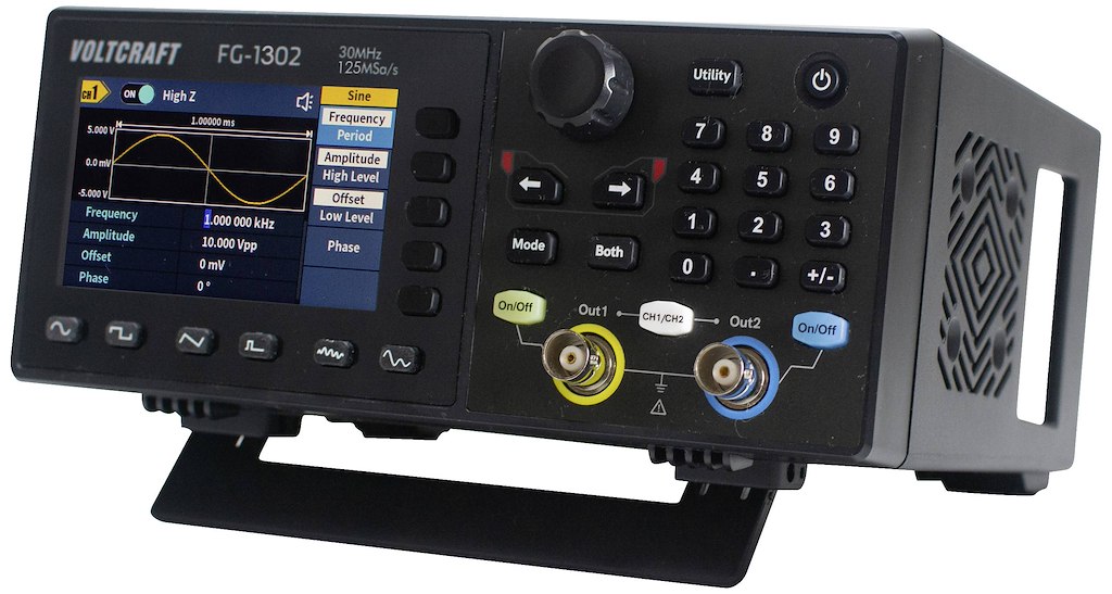 VOLTCRAFT FG-1302 funkcijski generator 1 µHz – 30 MHz