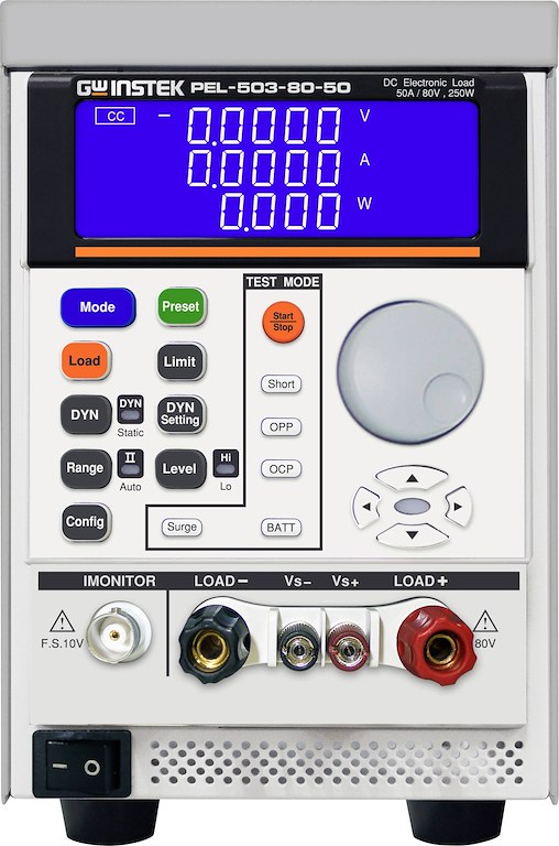 GW Instek PEL-503-80-50 elektronsko opterećenje