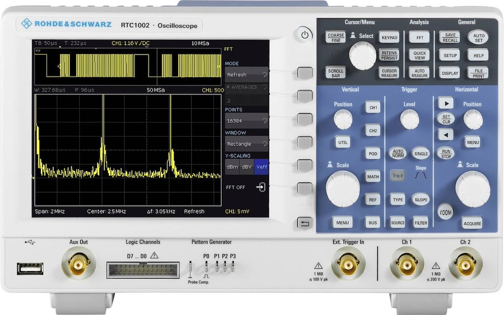 Rohde & Schwarz RTC1002EDU digitalni osciloskop 50 MHz