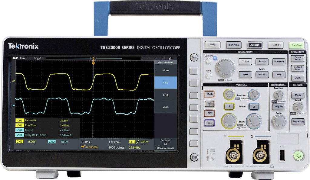 Tektronix TBS2072B digitalni osciloskop 70 MHz 2-kanalni 2 GSa/s