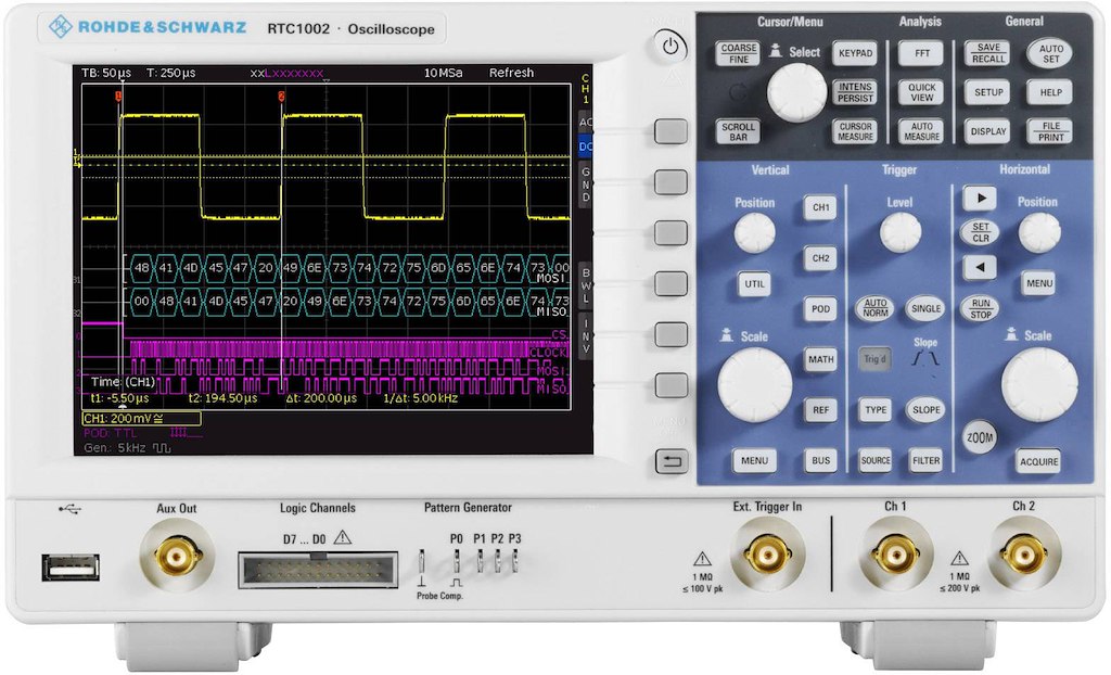Rohde & Schwarz RTC1K-102 digitalni osciloskop 100 MHz 2-kanalni 2 GSa/s