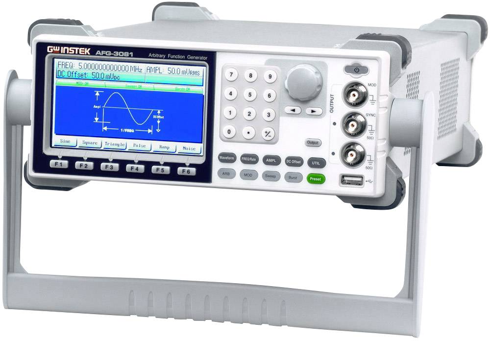 GW Instek AFG-3051 funkcijski generator 1 µHz – 50 MHz prema internim radnim etalonima proizvođača