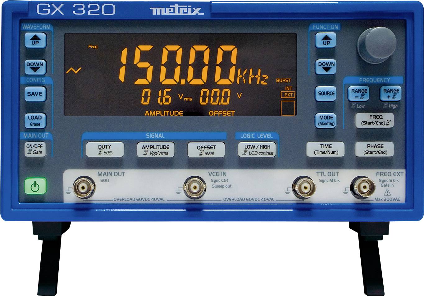 Metrix GX 320 funkcijski generator 0,001 Hz – 20 MHz