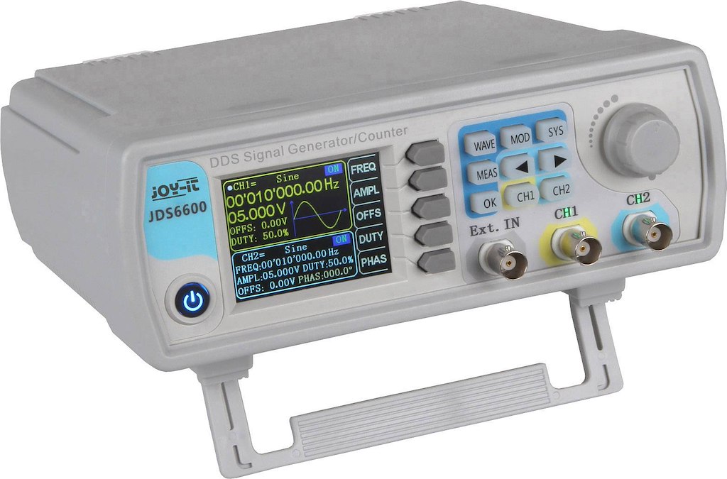 Joy-it JDS6600 funkcijski generator 0 Hz – 60 MHz