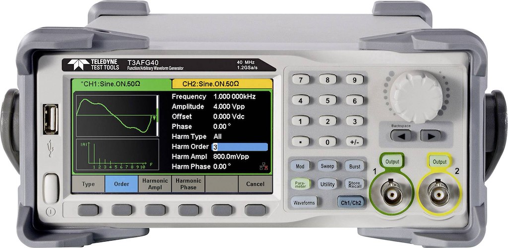 Teledyne LeCroy T3AFG40 funkcijski generator 0,000001 Hz – 40 MHz