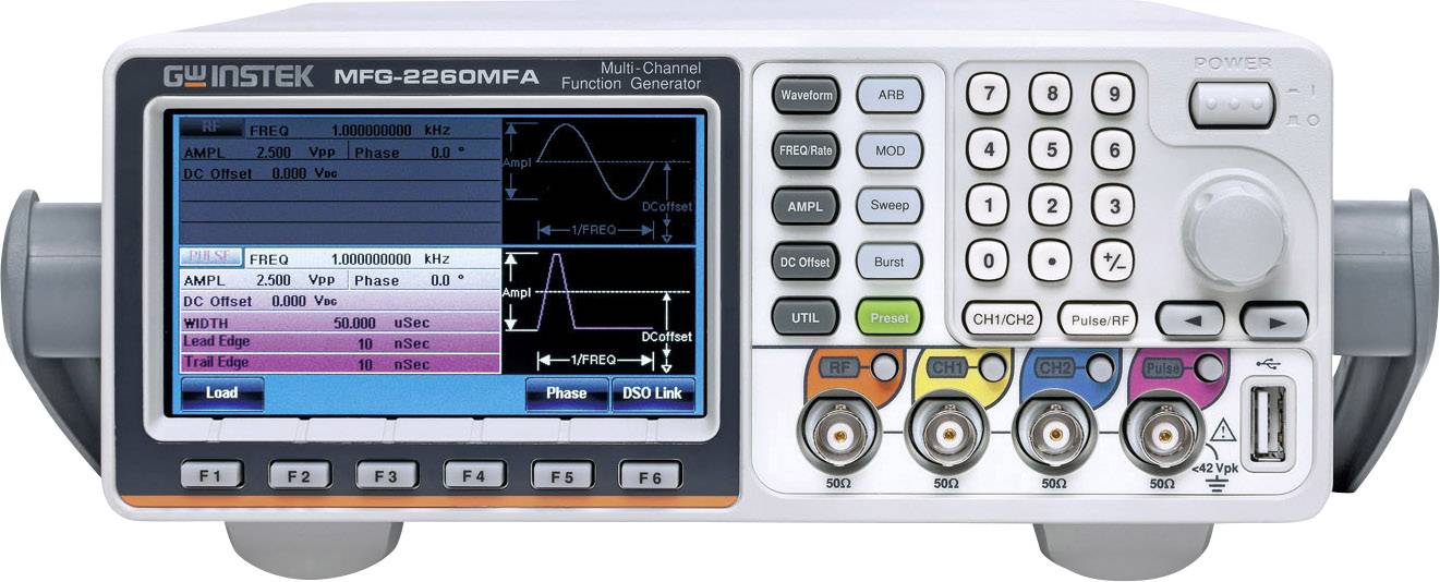 GW Instek MFG-2260MFA funkcijski generator 1 µHz – 60 MHz