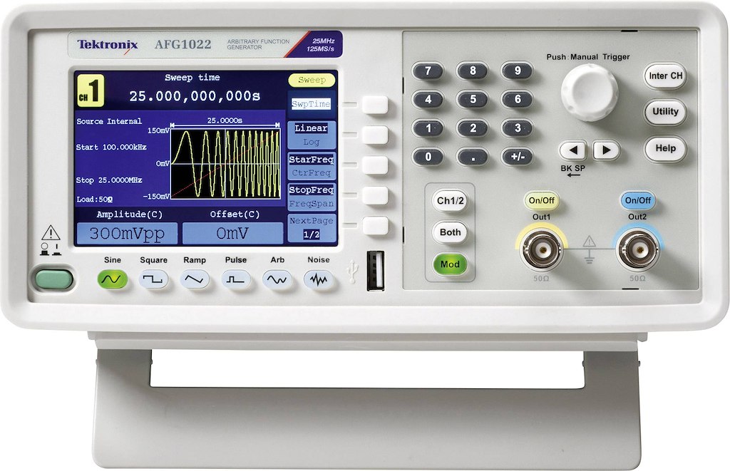 Tektronix AFG1022 funkcijski generator 0,000001 Hz – 25 MHz