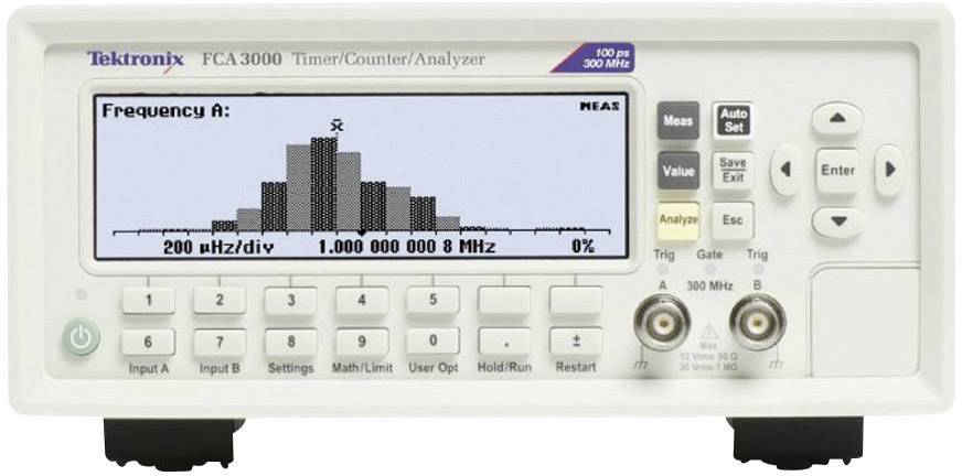 Tektronix FCA3000 frekvencmetar 0,001 Hz – 300 MHz GPIB, USB