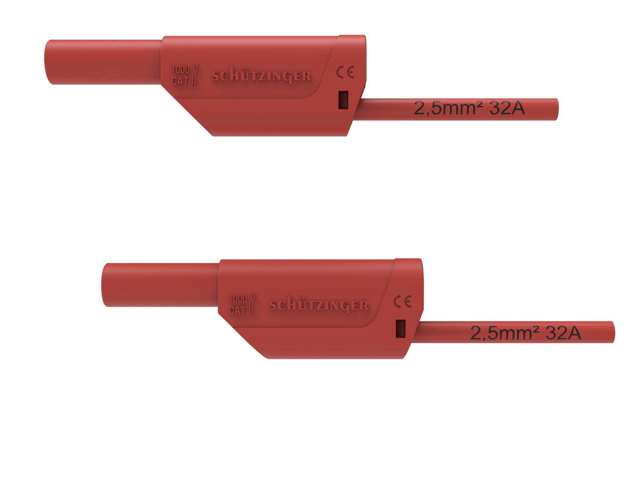 Schützinger spojni kabl CAT II 1000 V 25 cm 2,5 mm²