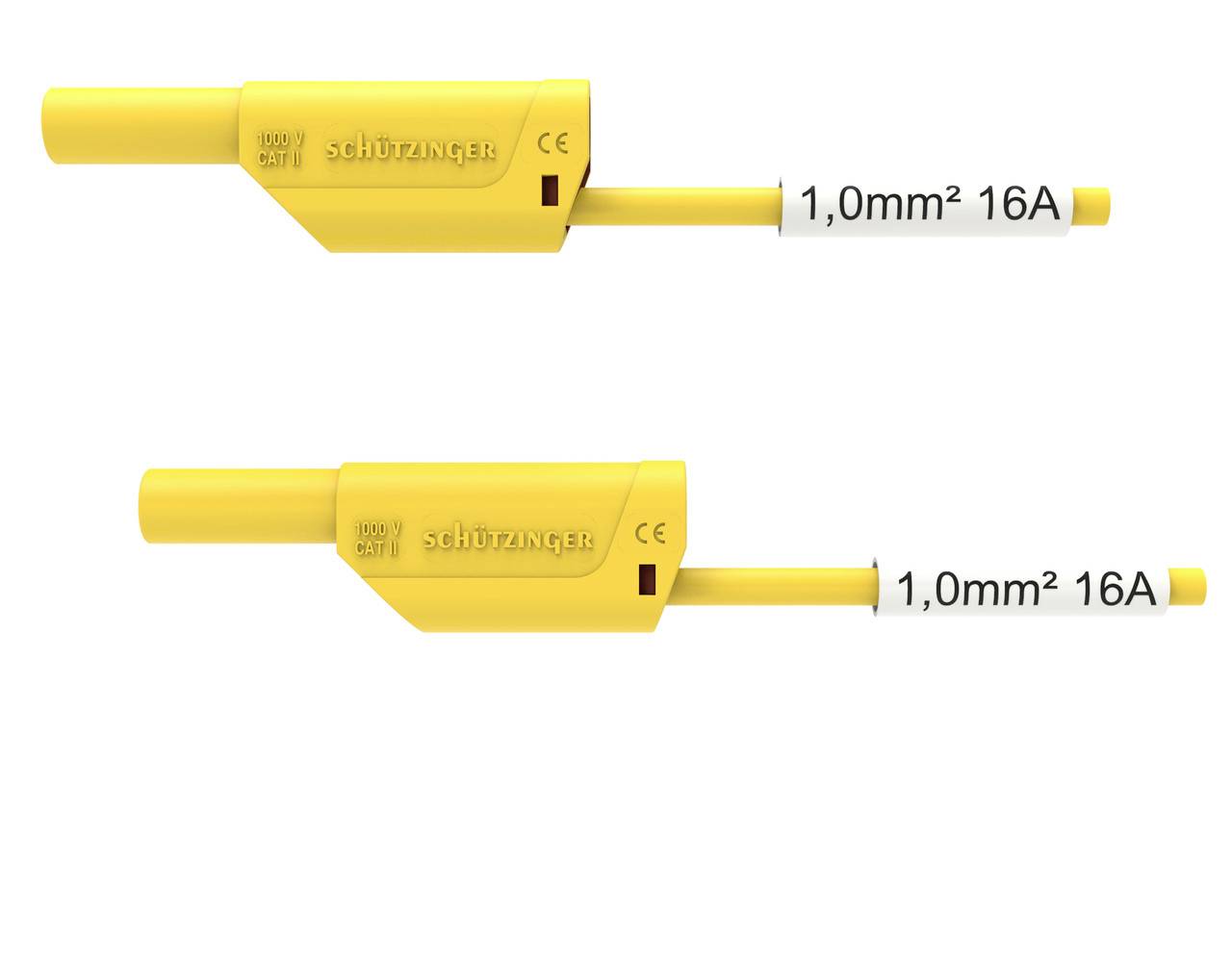 Schützinger SIL1 spojni kabl CAT II 1000 V 100 cm 1 mm²