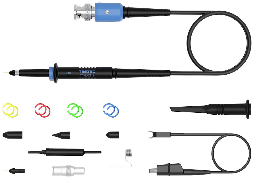 Testec merna sonda CAT II 400 V 1,20 m 150 MHz