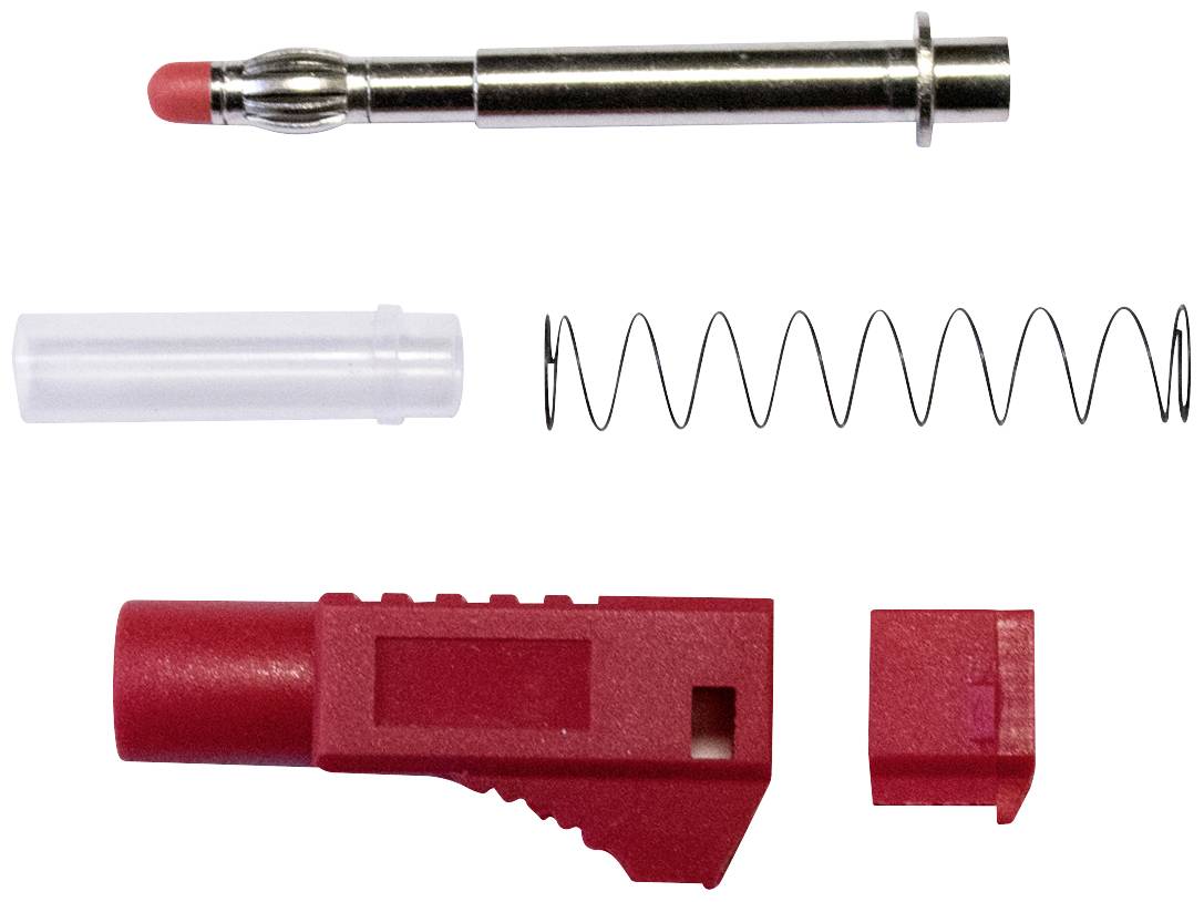 Mueller Electric BU-3261410-2 banana utikač 1000 V 45 A crvena