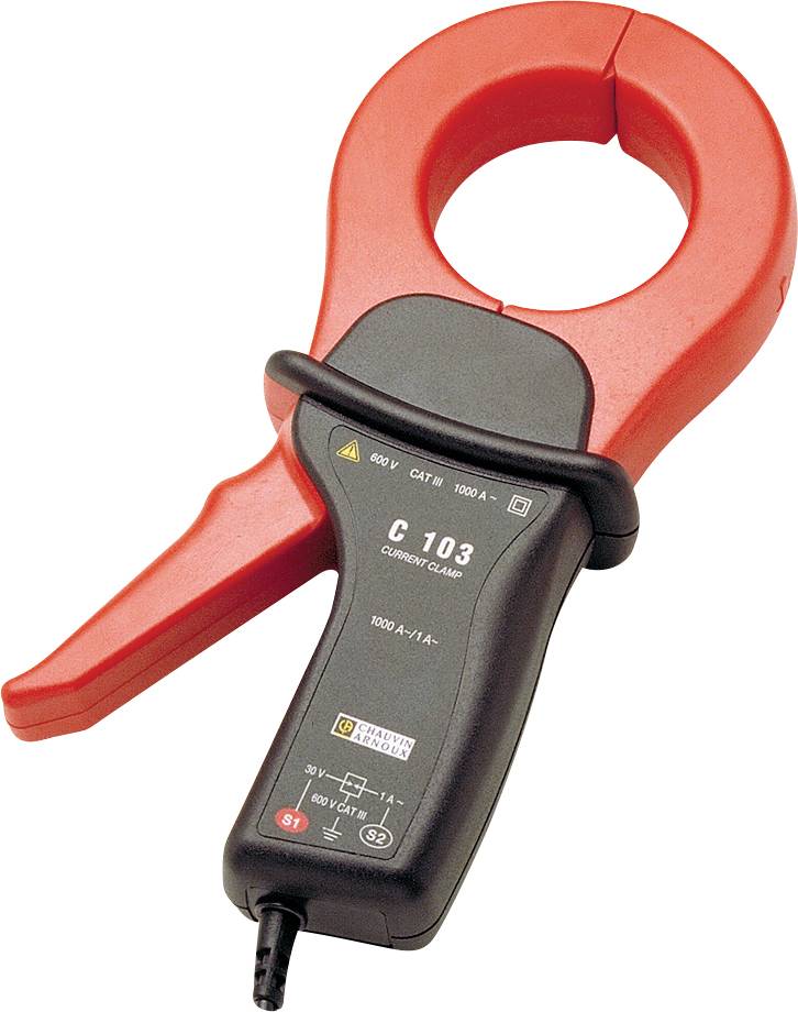 Chauvin Arnoux C103 adapter za strujna klešta CAT III 600 V, CAT IV 300 V muški konektor 4 mm