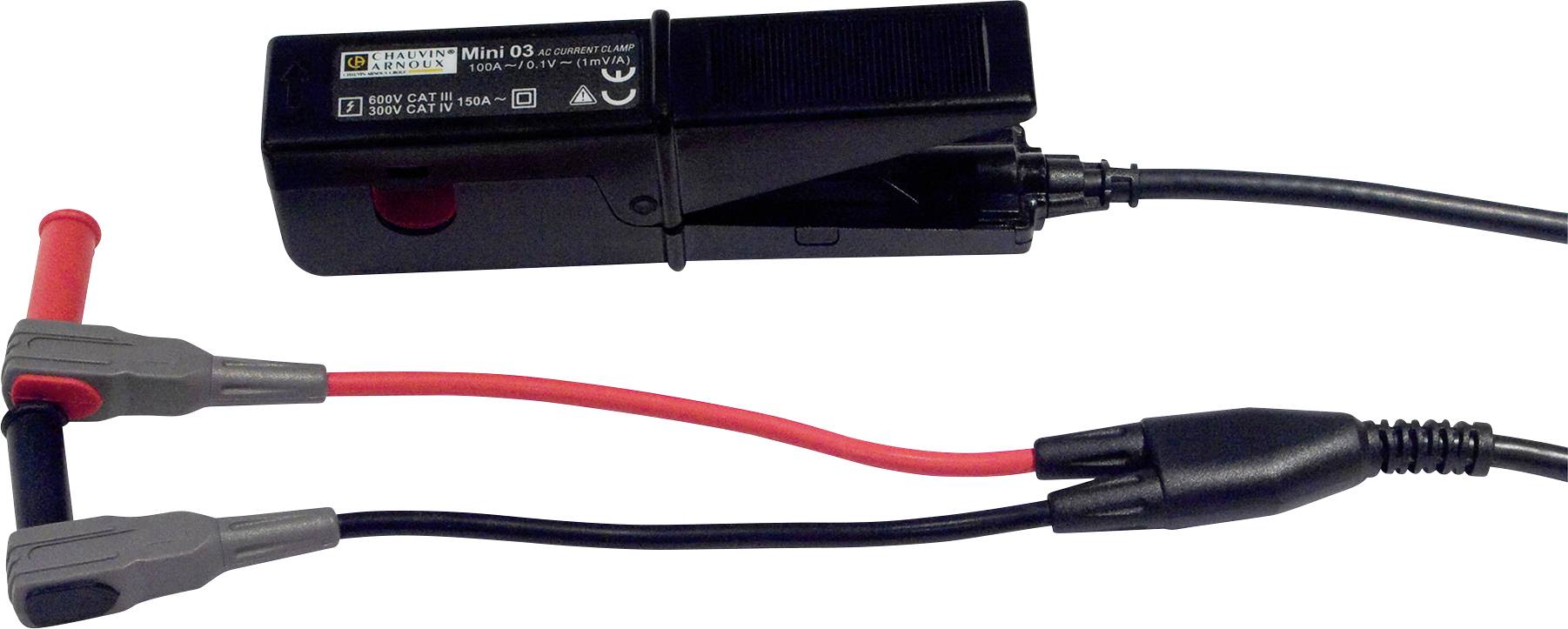 Chauvin Arnoux P01105103Z adapter za strujna klešta CAT III 600 V, CAT IV 300 V muški konektor 4 mm 25 mm